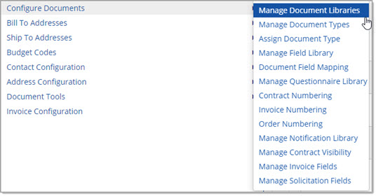 Manage Document Libraries
